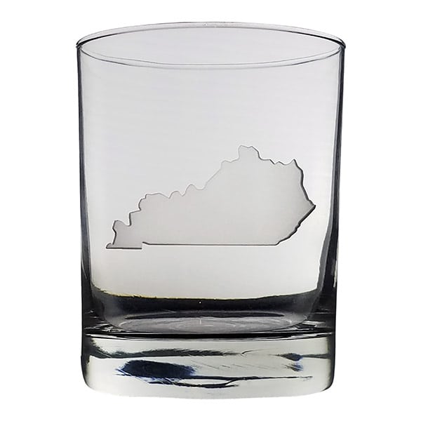 14oz Kentucky State Rock Glass – Kentucky Branded