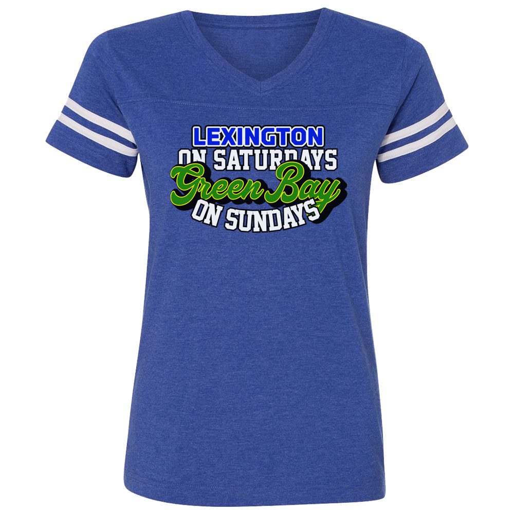 Script Green Bay Sunday V-Neck – Kentucky Branded