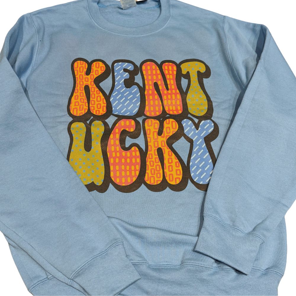 KY Retro Pattern Neons Crew – Kentucky Branded