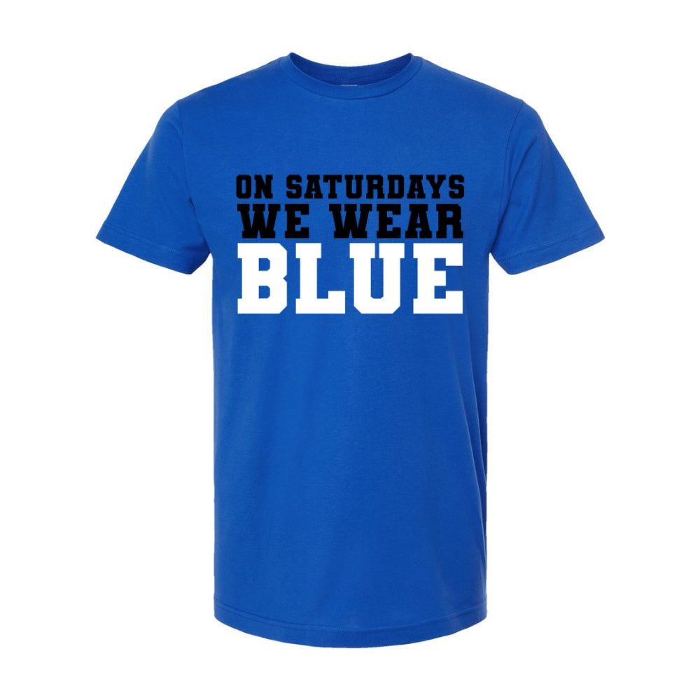 color royal blue t shirt