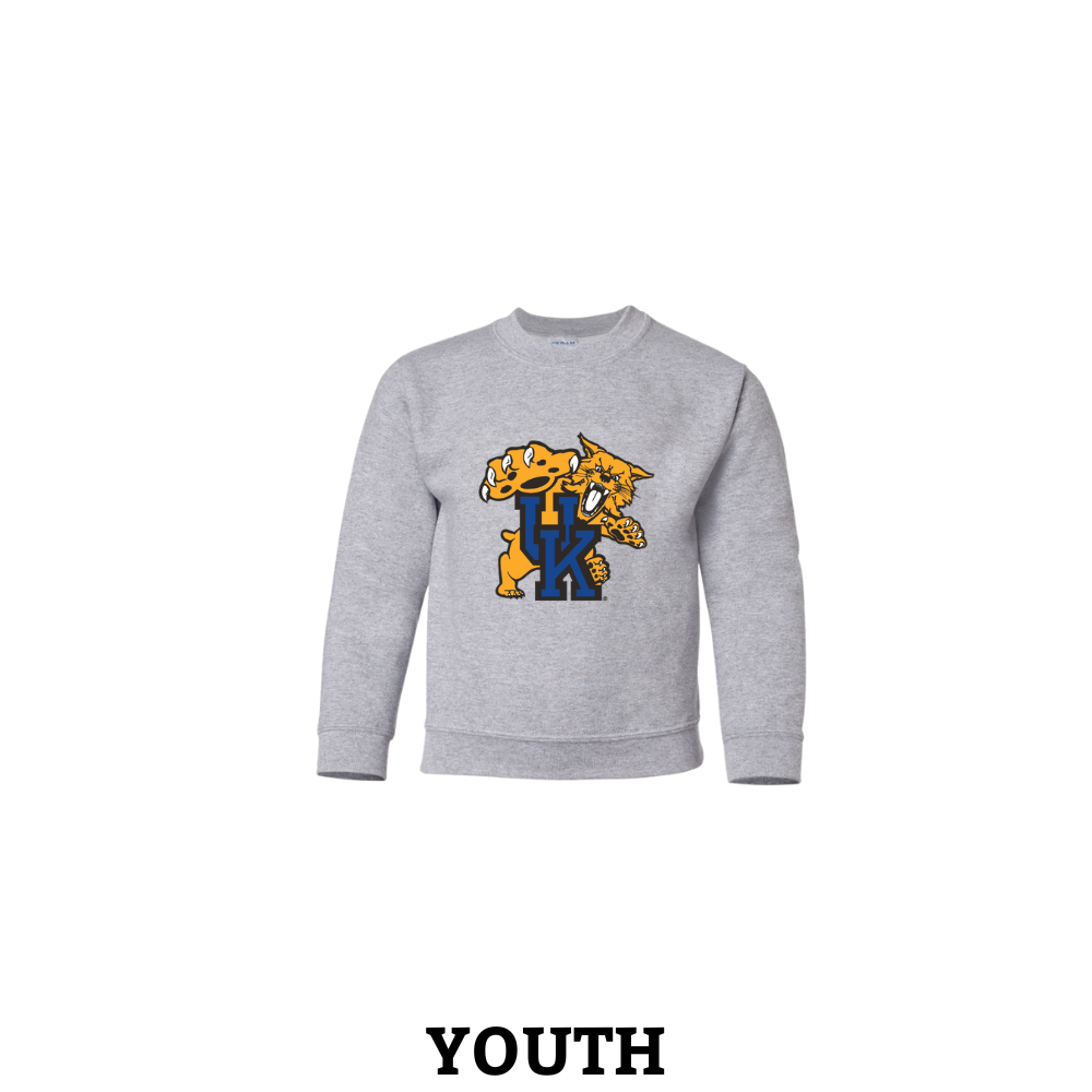 UK Vault Gold Wildcat Youth Crewneck – Kentucky Branded