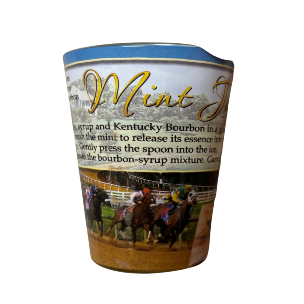 Kentucky Mint Julep Recipe Shot Glass – Kentucky Branded