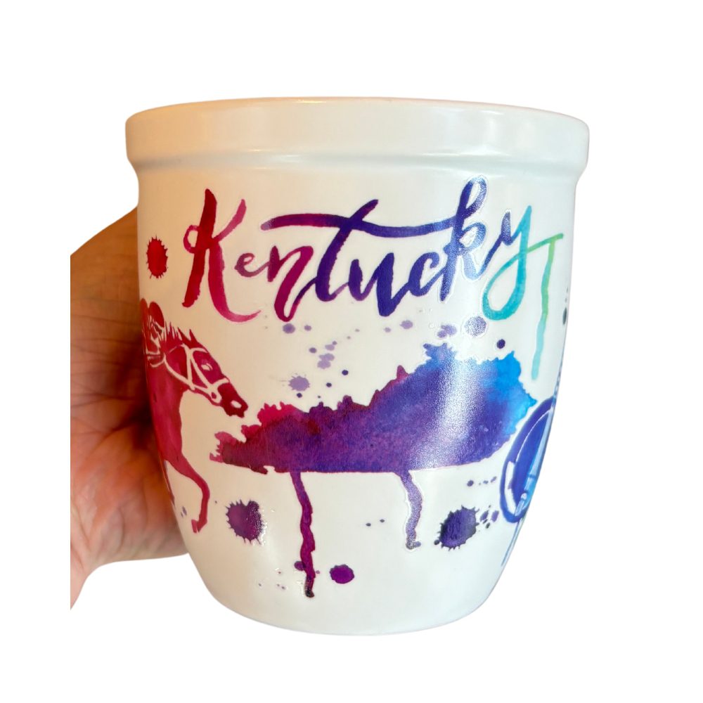 KY Watercolor Icons Mug – Kentucky Branded