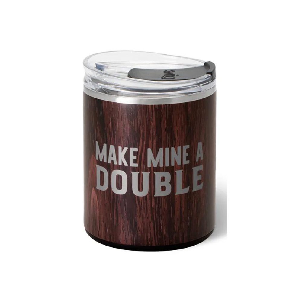 "Make Mine a Double" 12oz Lowball Tumbler – Kentucky Branded
